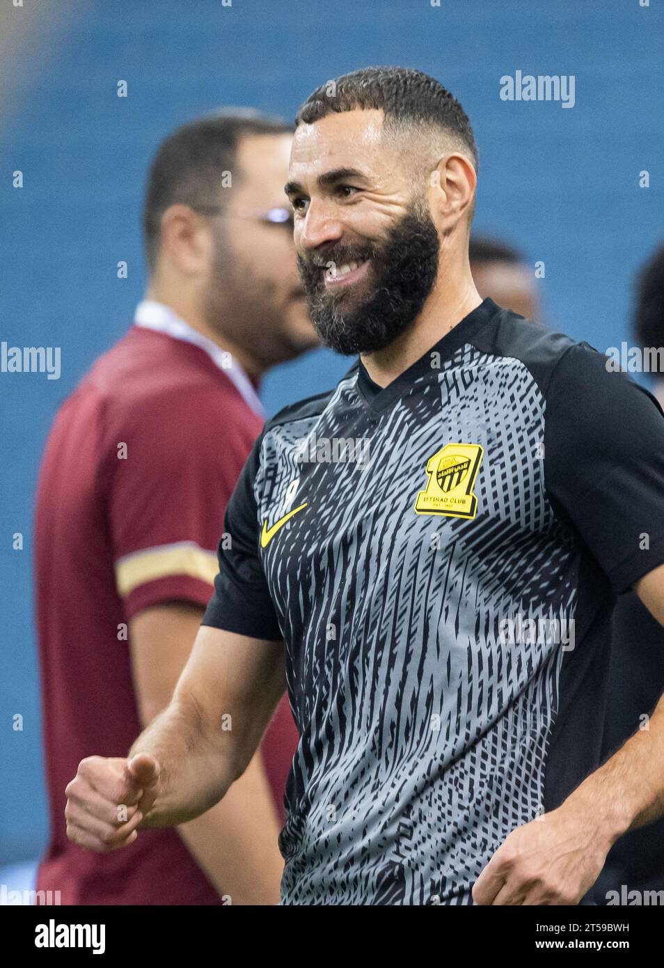 Karim Benzema d'Al Ittihad FC lors de leur match jour 12 de la SAFF ...