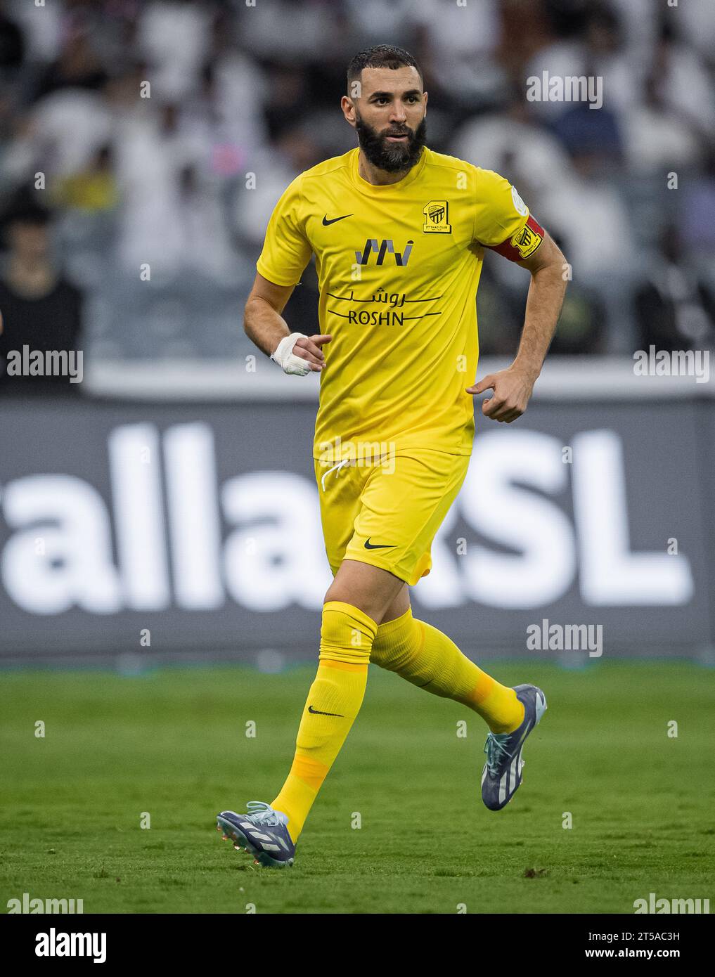 Karim Benzema d'Al Ittihad FC lors de leur match jour 12 de la SAFF ...