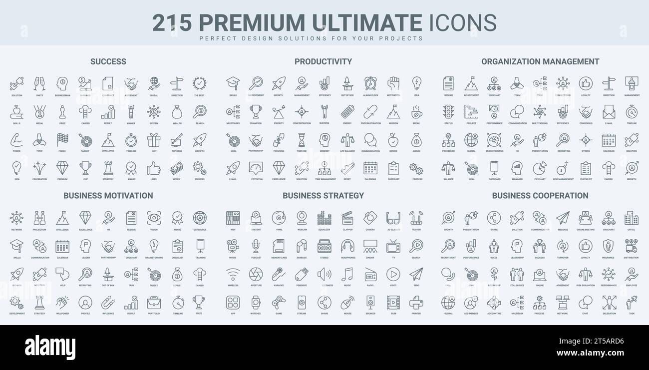 Le succès et la productivité de l'organisation de gestion, la stratégie ...