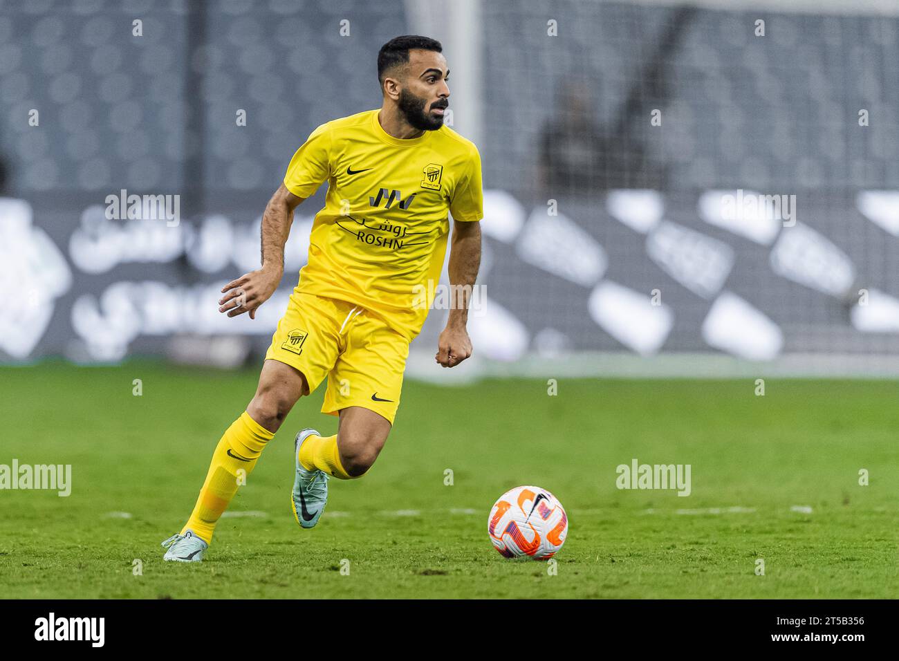 Madallah Al-Olayan d'Al Ittihad FC lors de leur match jour 12 de la ...