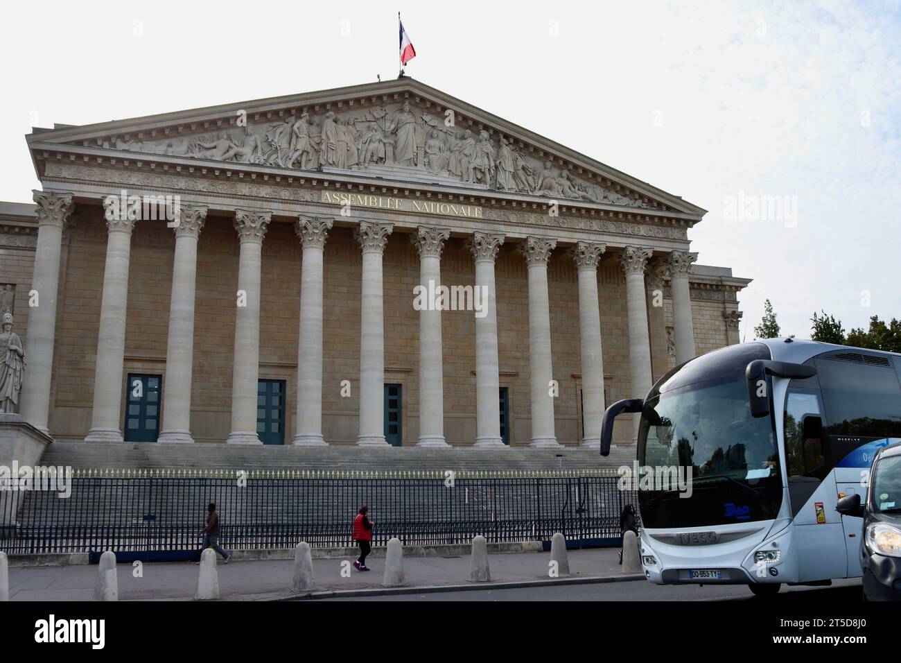 Palais Bourbon, siège officiel de l'Assemblée nationale française dans ...