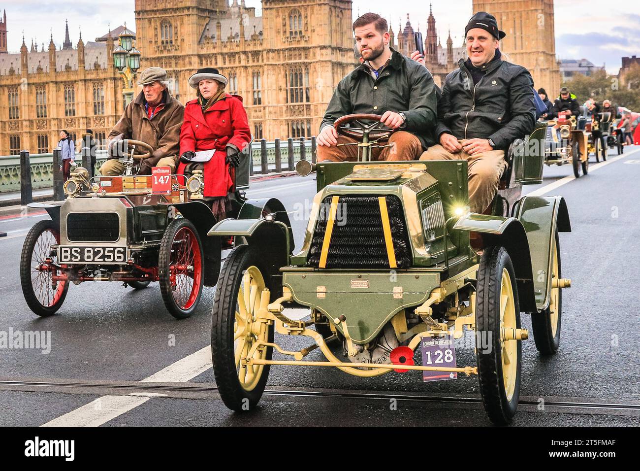Londres, Royaume-Uni. 05 novembre 2023. Une Humberette de 1903 et une ...