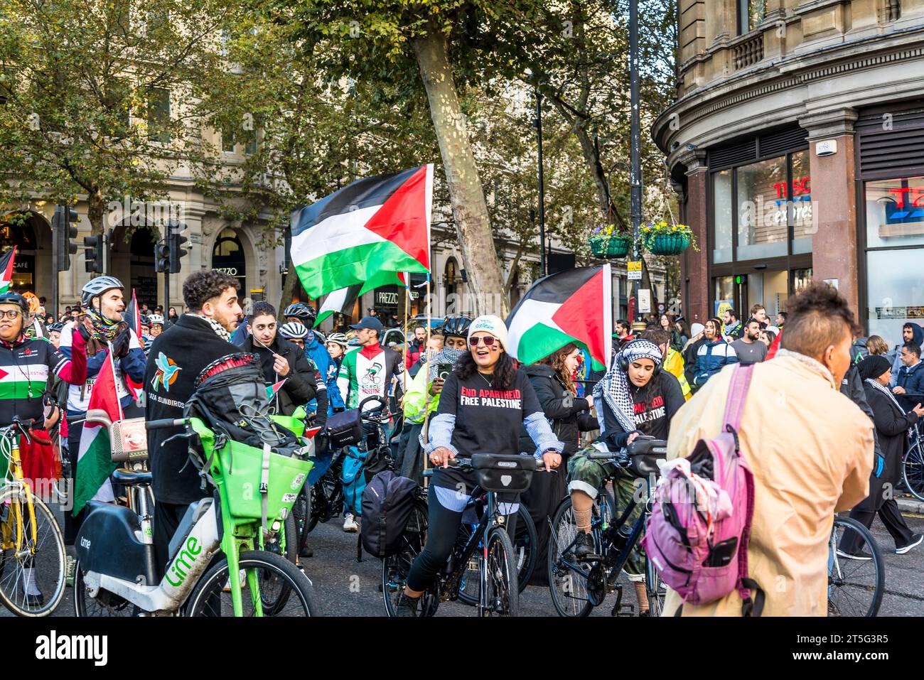Balade à vélo en soutien à Gaza Sunbirds, une équipe de para-cyclisme ...