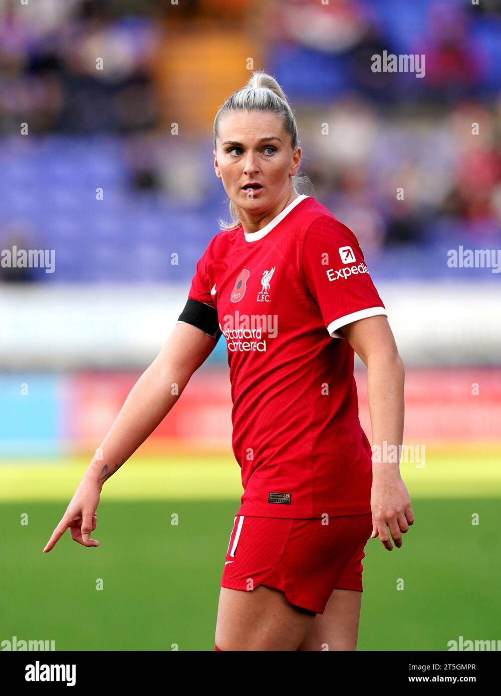 Melissa Lawley de Liverpool lors du match de Super League féminine de ...