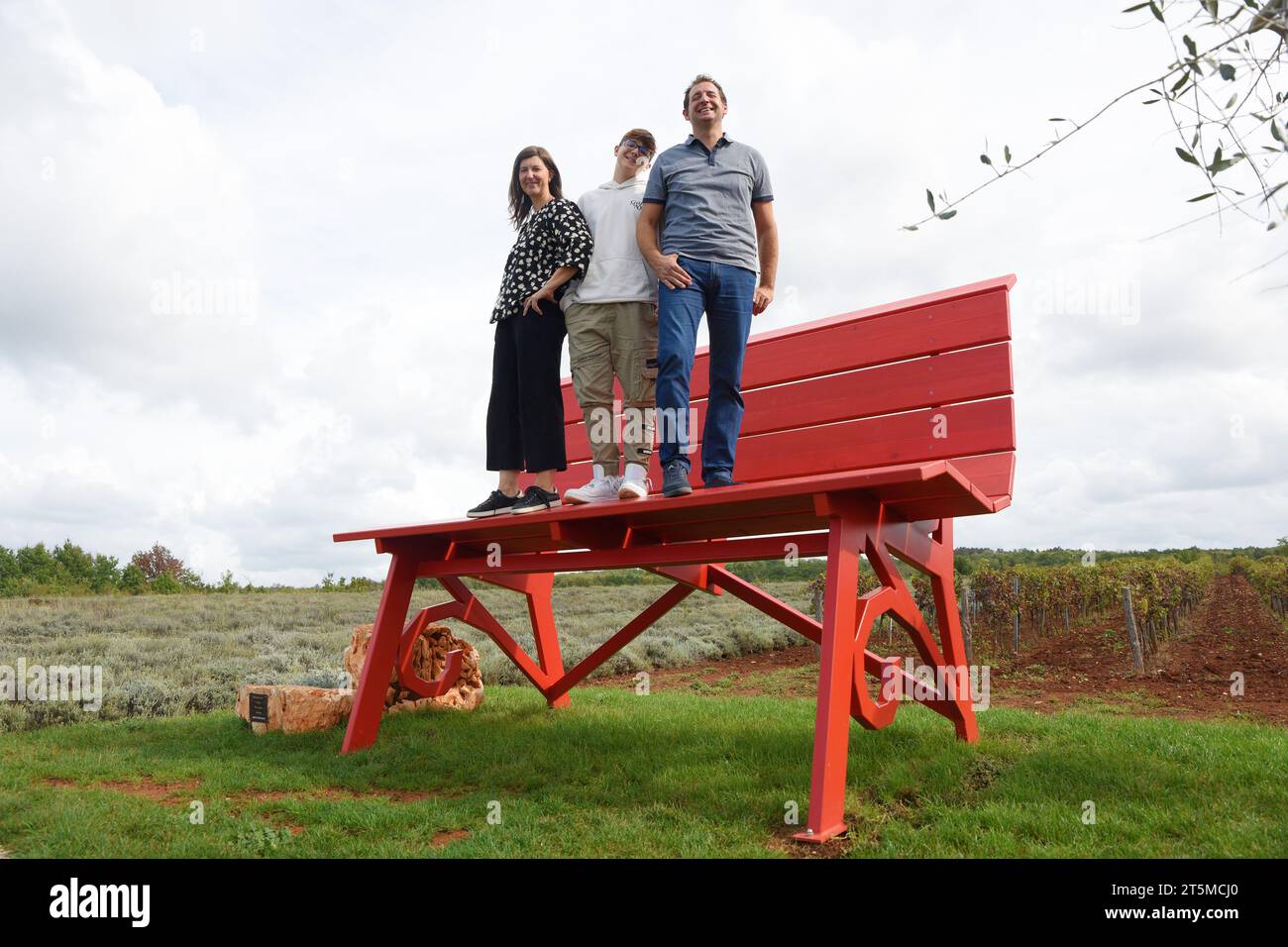 Projet communautaire big bench Banque de photographies et d’images à haute résolution - Alamy