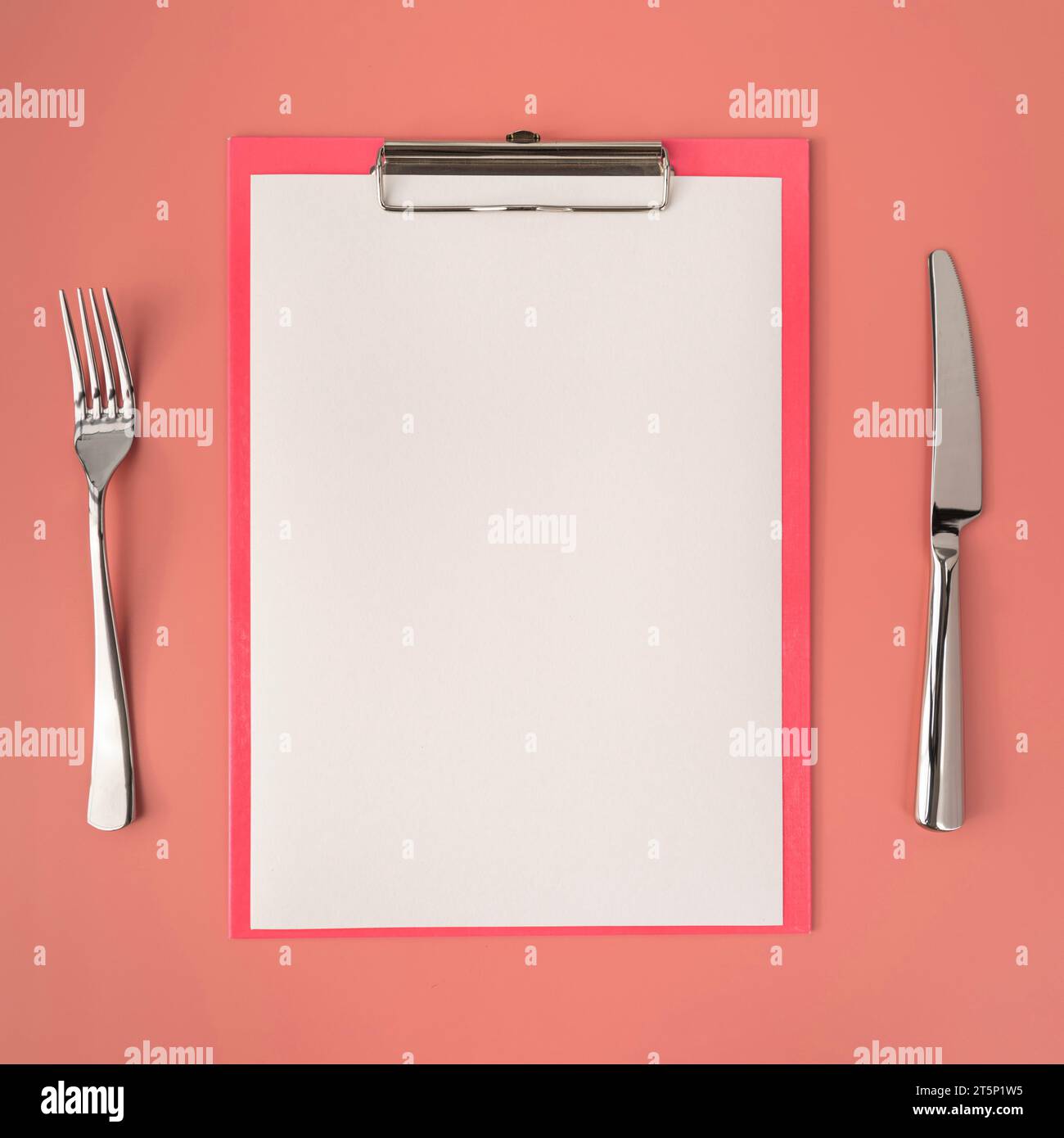 Menu vide Banque de photographies et d’images à haute résolution - Alamy