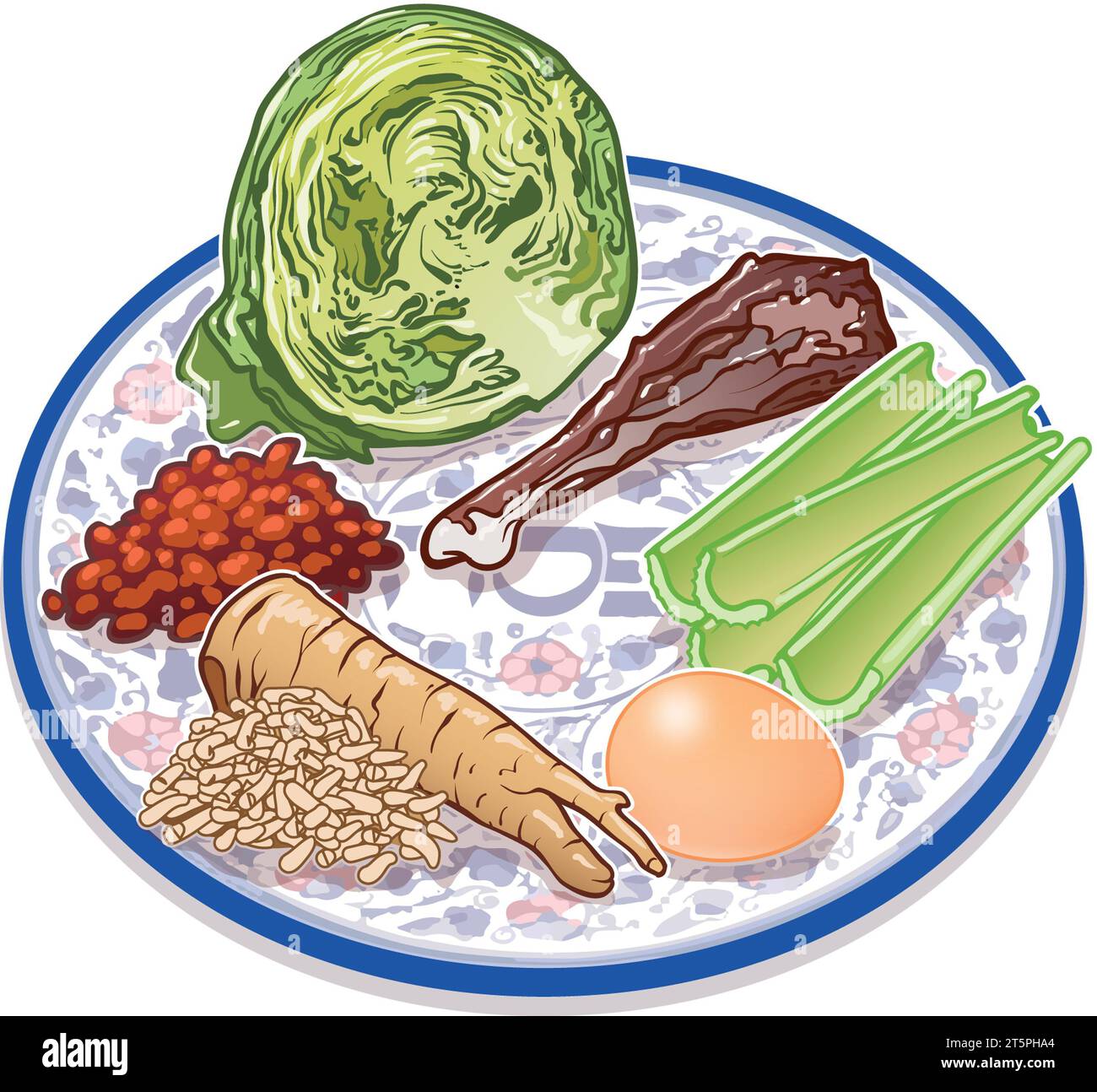 Passover seder plate symbolic food Banque de photographies et d’images ...