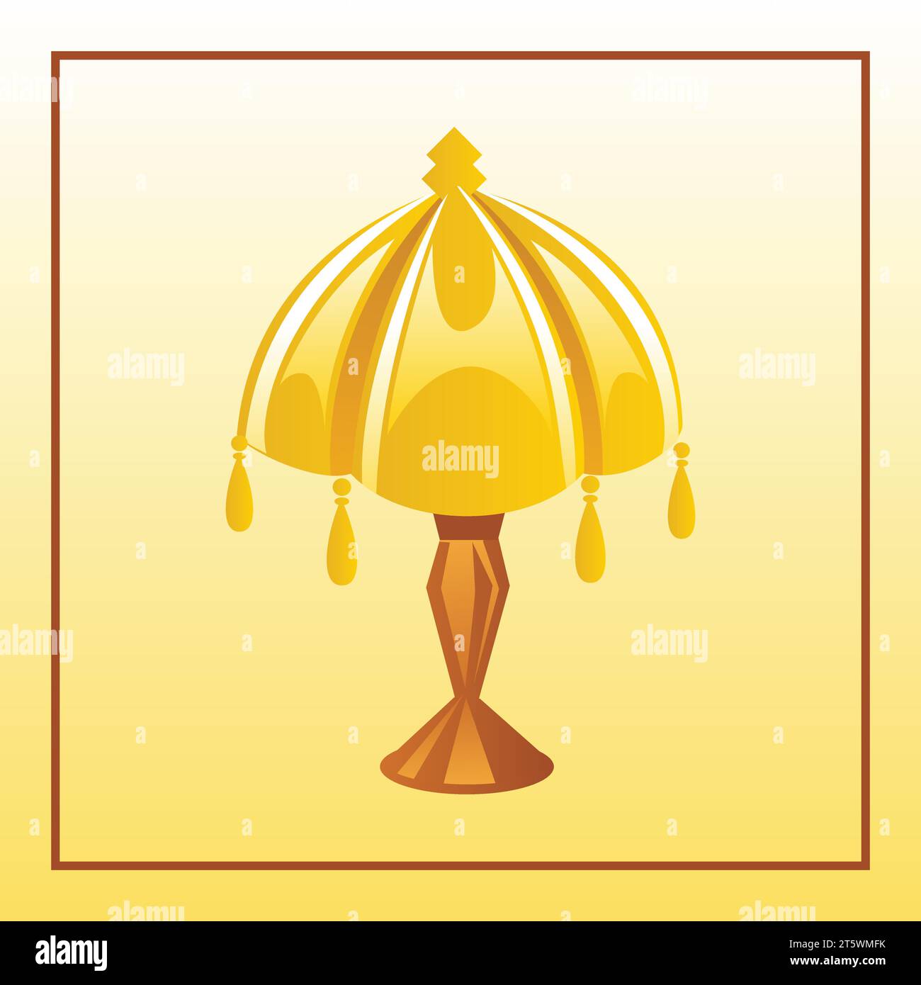 Lampadaire rustique Banque d'images vectorielles - Alamy