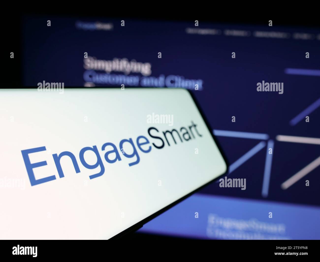 Logo engagesmart Banque de photographies et d’images à haute résolution ...