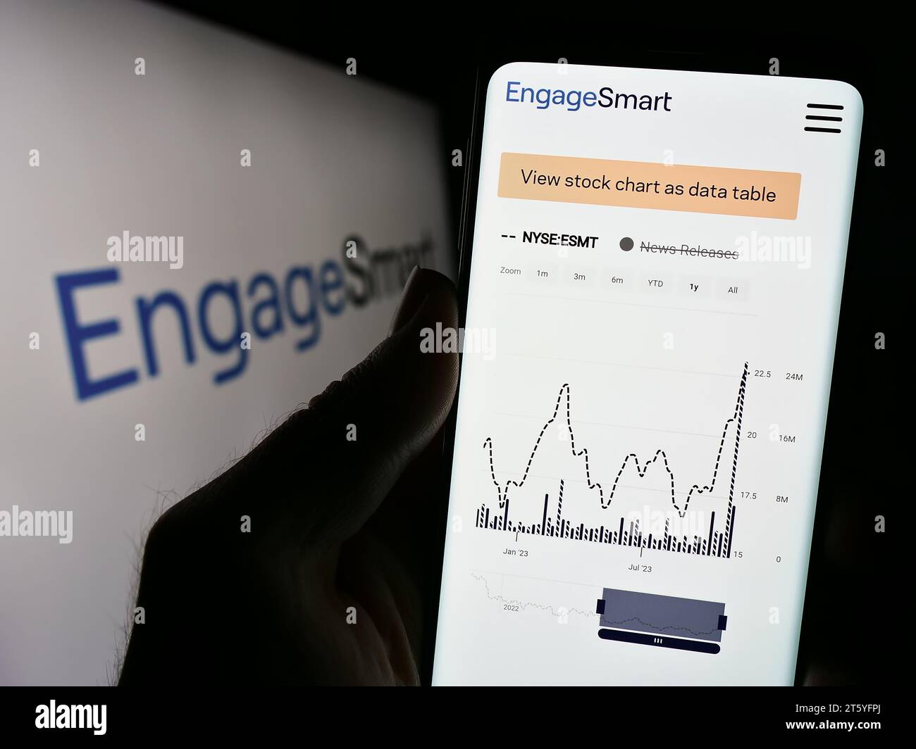 Logo engagesmart Banque de photographies et d’images à haute résolution ...