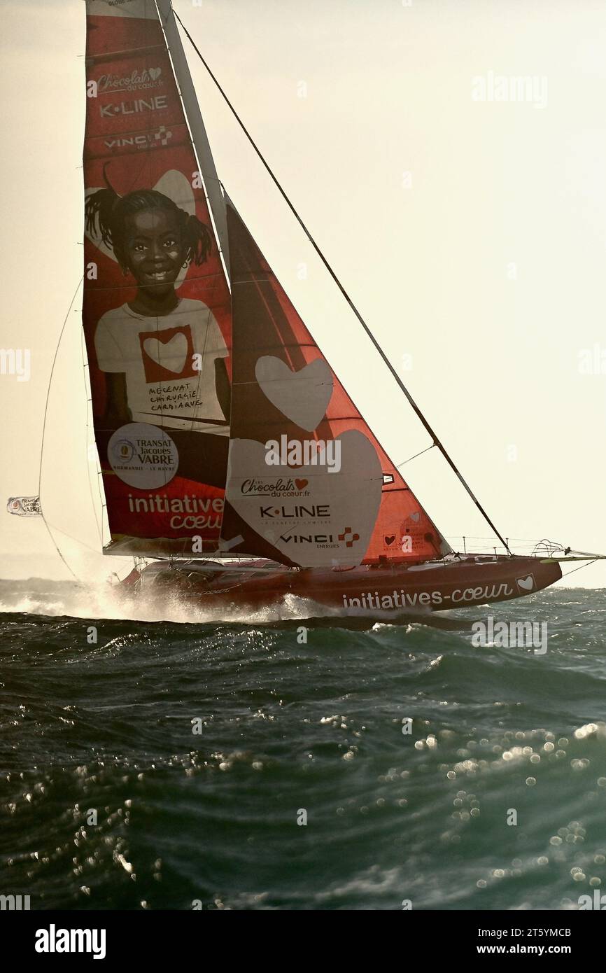 France. 07 novembre 2023. Initiatives coeur Sam Davies, Jack Bouttell ...