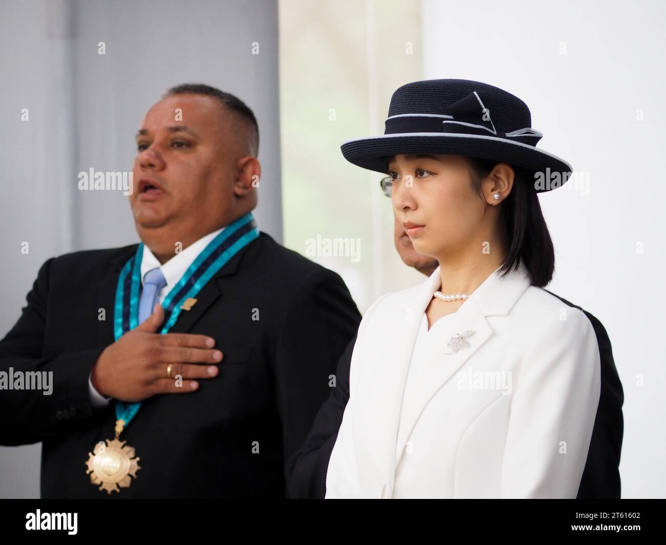 Lima, Pérou. 07 novembre 2023. Son Altesse Impériale la Princesse Kako ...