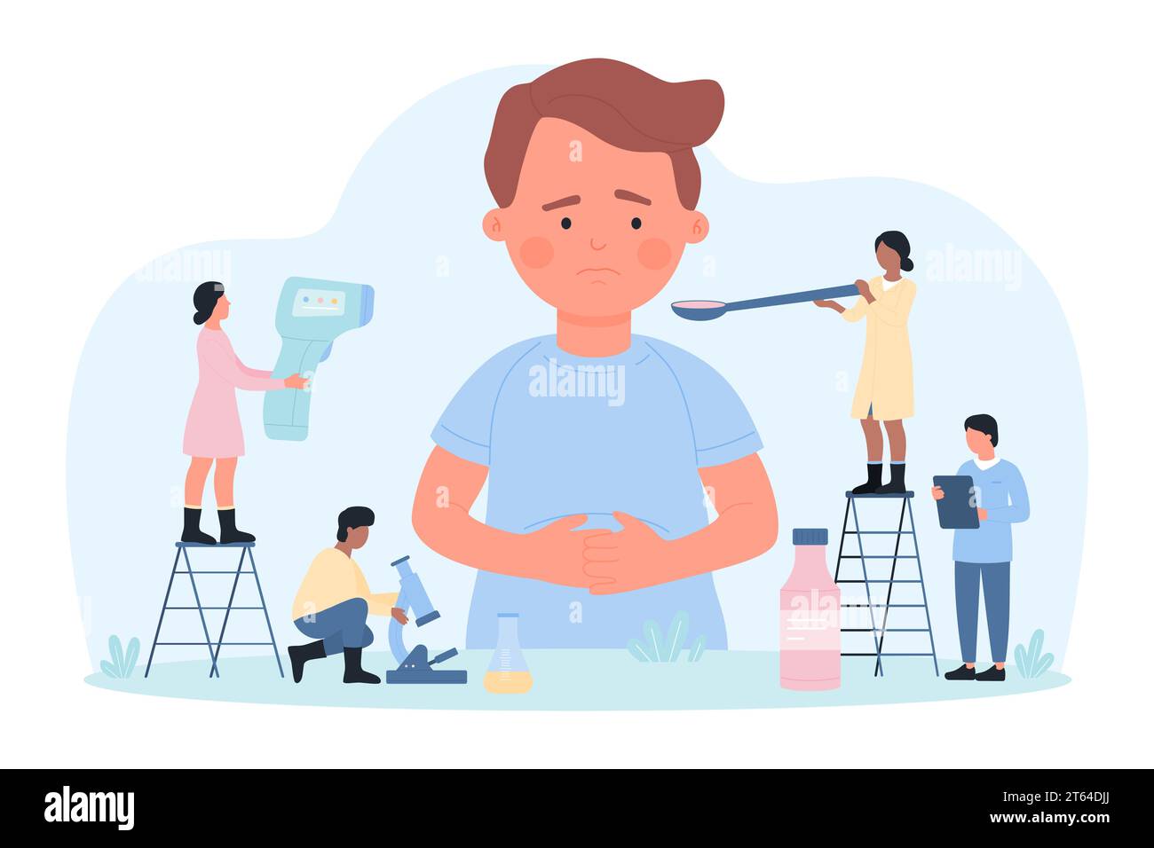 Pathologie gastrique et troubles digestifs dans l'illustration ...