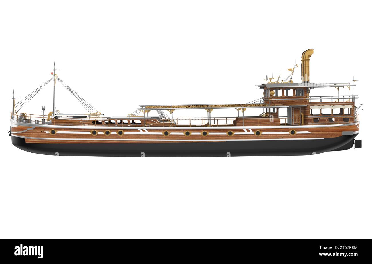 Bateau à passagers fluvial Banque d'images détourées - Alamy