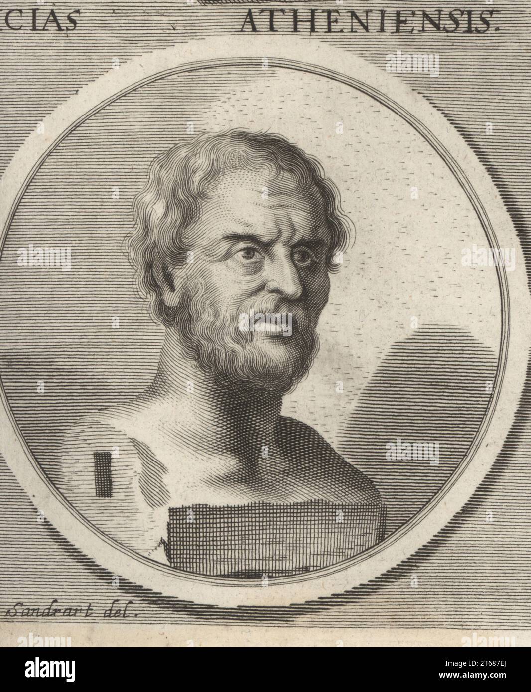 Nicias, peintre grec ancien d'Athènes, connu pour son habileté en ...