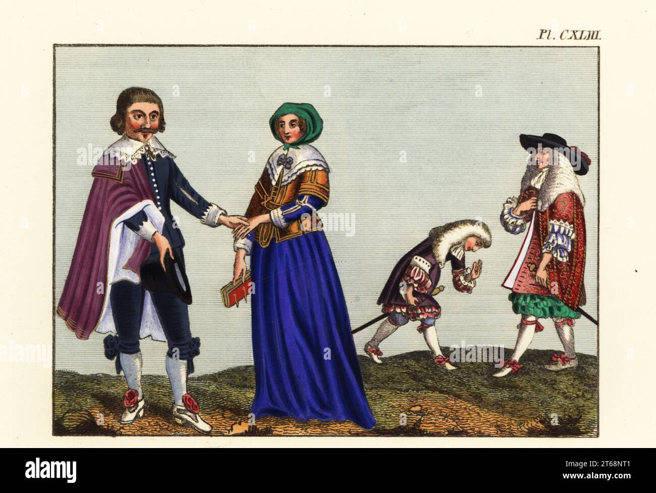 Costume of a fop Banque de photographies et d’images à haute résolution ...