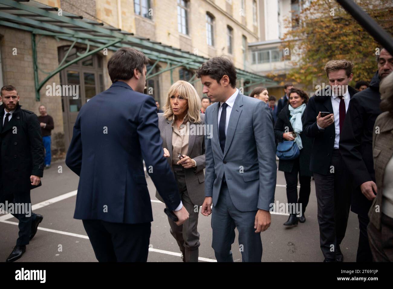 Paris, France. 09 novembre 2023. Le ministre français de l'éducation et ...