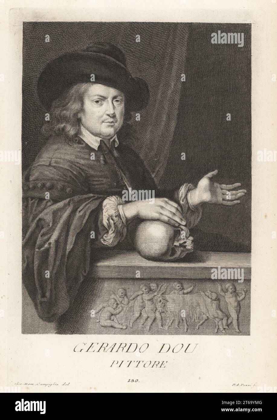 Portraits de l'artiste gerard dou Banque de photographies et d’images à ...