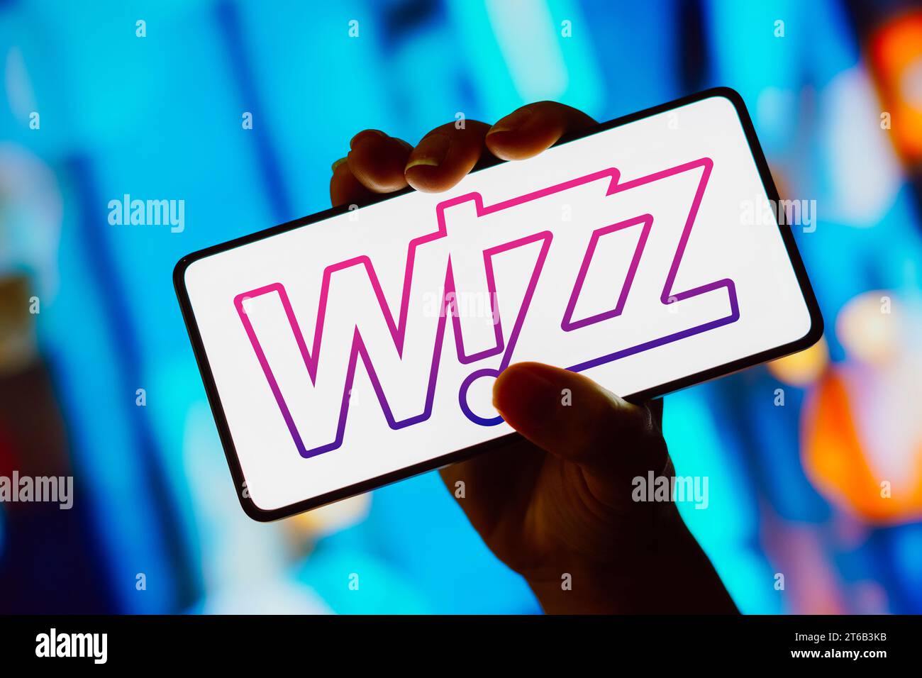 Wizz logo Banque de photographies et d’images à haute résolution - Alamy