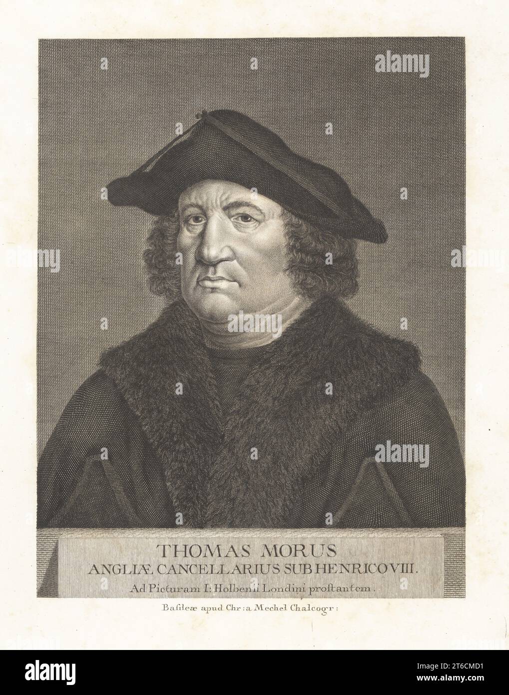 Portrait de Sir Thomas More, 1478-1535. Avocat anglais, juge,[9 ...