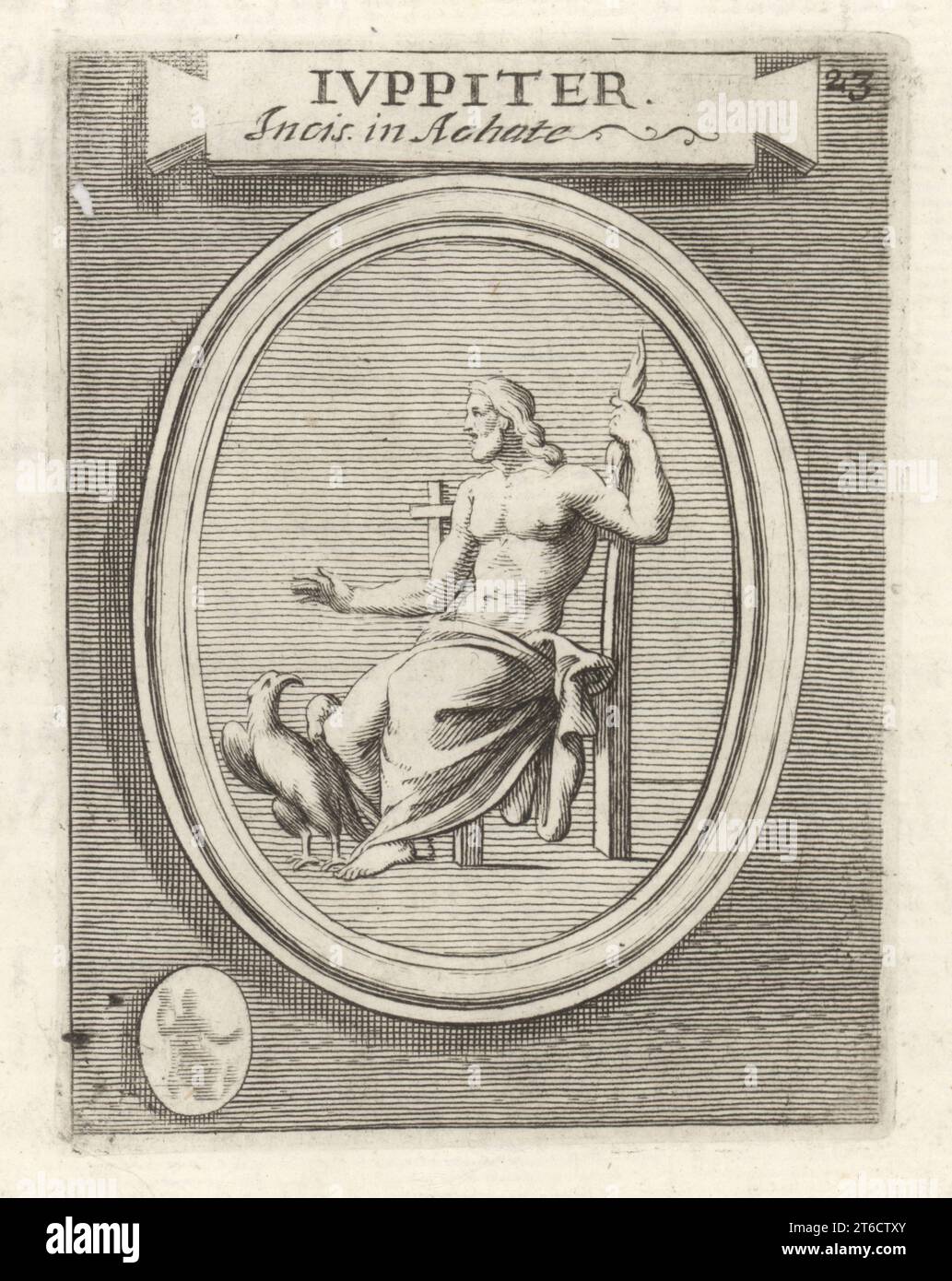 Aigle de jupiter gravure Banque de photographies et d’images à haute ...