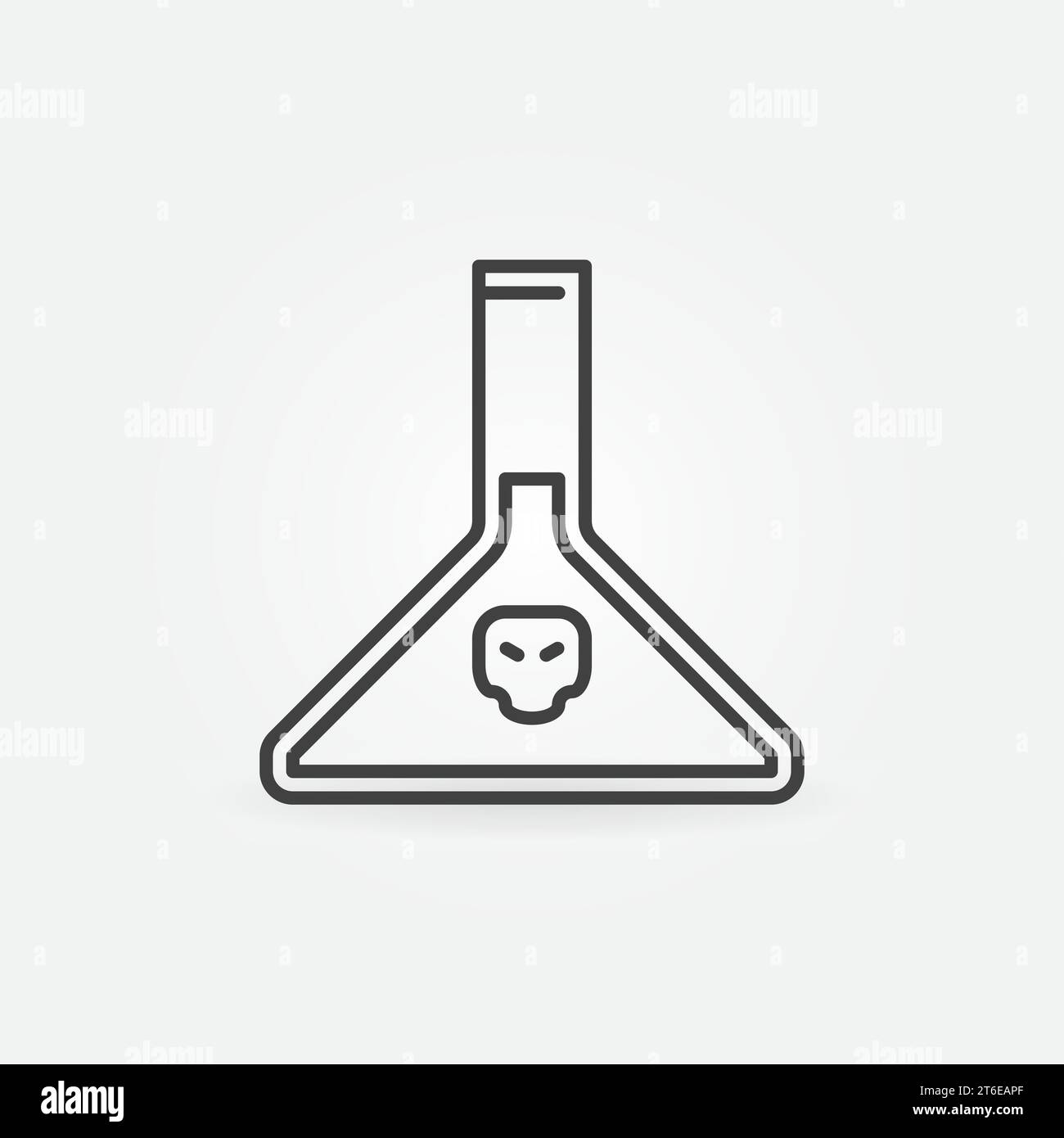Erlenmeyer logo Banque d'images vectorielles - Alamy