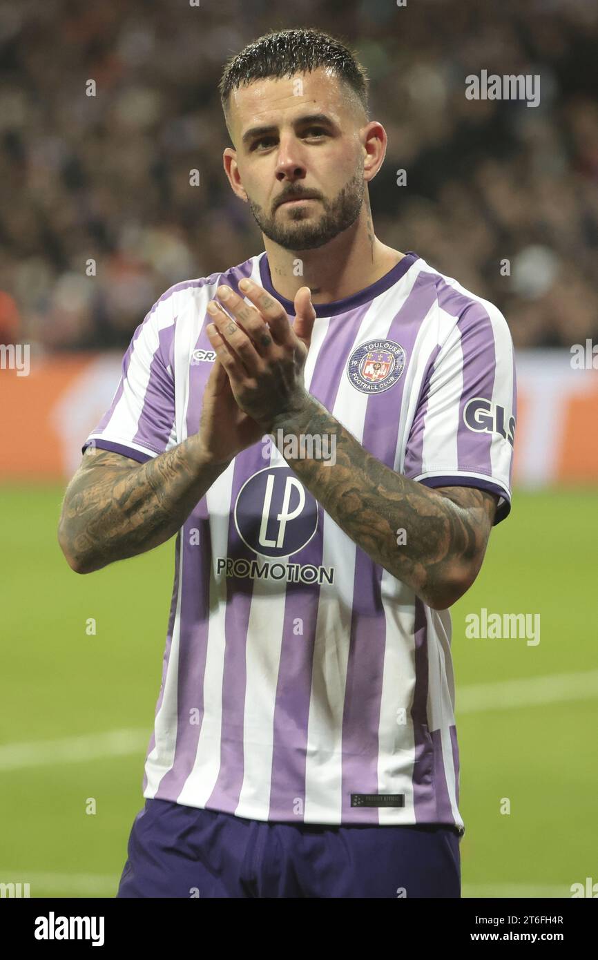 Aron Donnum de Toulouse lors de l'UEFA Europa League, match de football ...