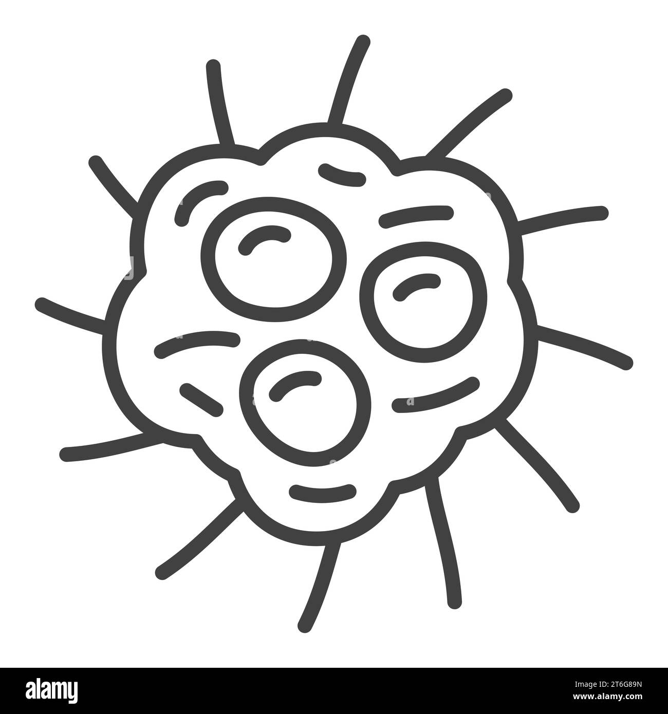 Organisme parasite Banque d'images noir et blanc - Alamy