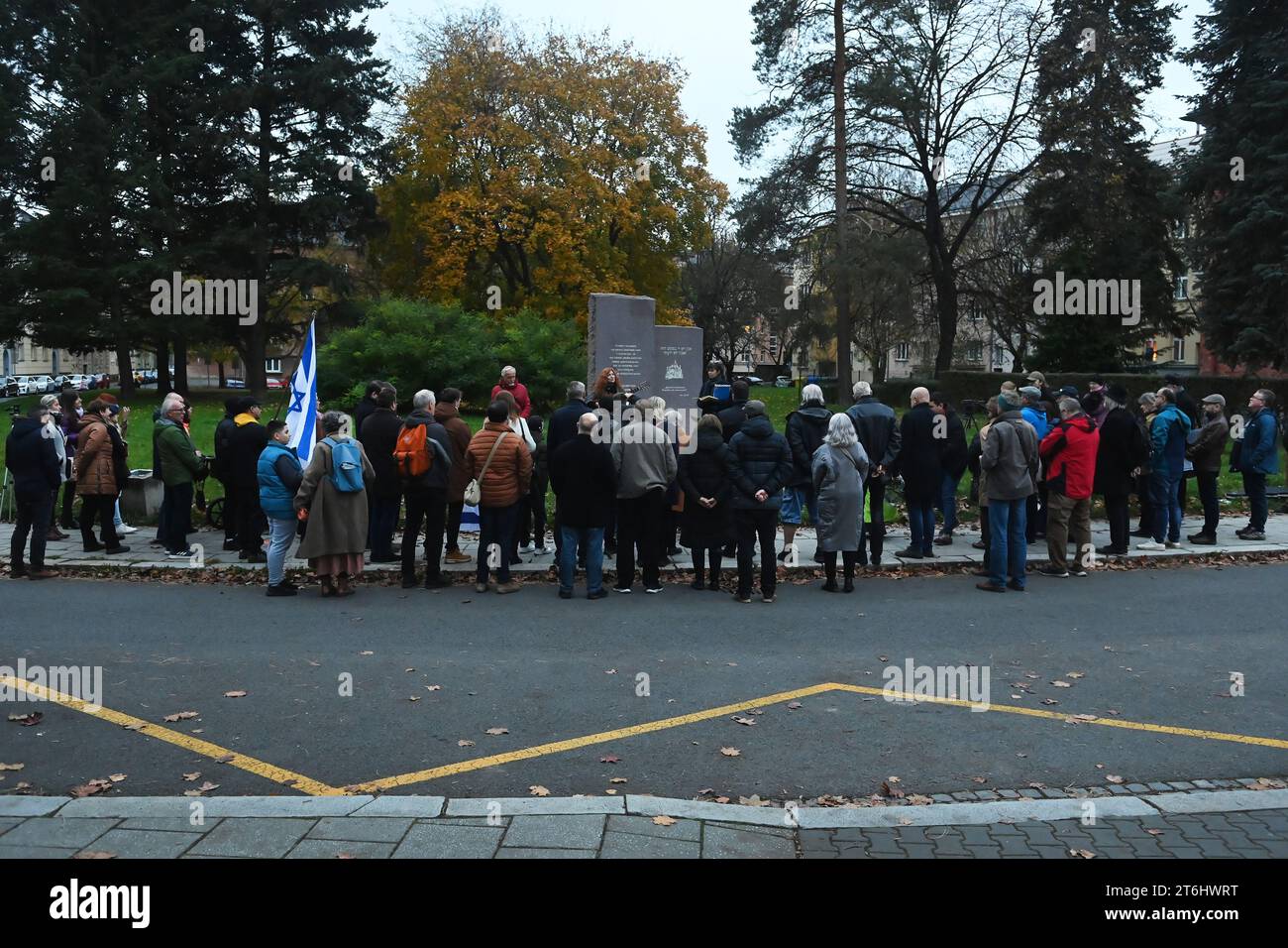 Opava, République tchèque. 10 novembre 2023. Acte commémoratif pour le ...