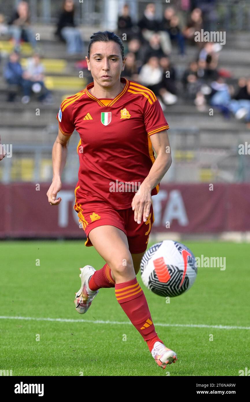 Lucia Di Guglielmo (AS Roma) lors du championnat italien de football ...