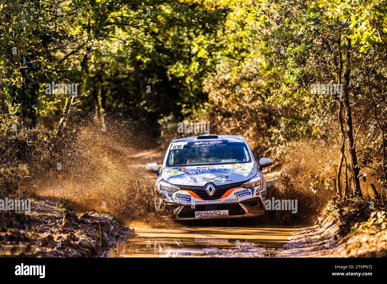 56 PELLEREY Tom, FAUCHER Herve, Renault Clio RS Line Rally5, action lors du Rallye Terre de ...