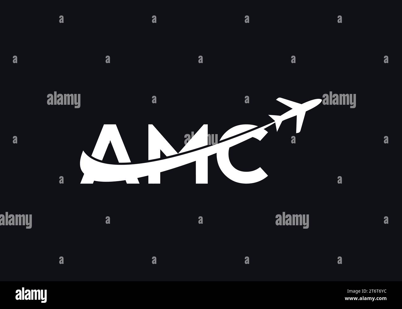 Symbole du logo amc Banque d'images vectorielles - Alamy