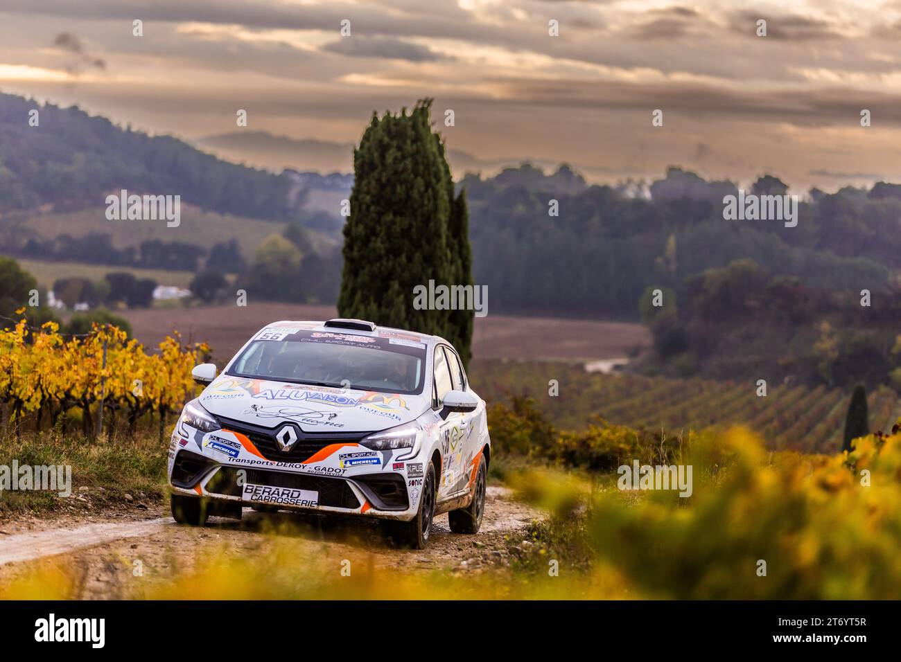 56 PELLEREY Tom, FAUCHER Herve, Renault Clio RS Line Rally5, action lors du Rallye Terre de ...
