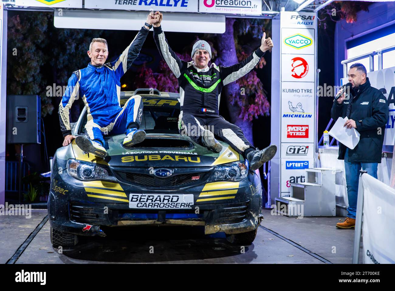 BEKAERT Guy, REICHENECKER Josh, Subaru WRX STI N4, portrait lors du ...