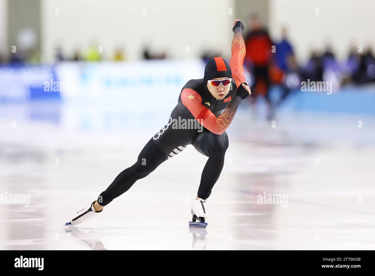 Du Haonan (CHN), le 12 NOVEMBRE 2023 - Patinage de vitesse : coupe du ...