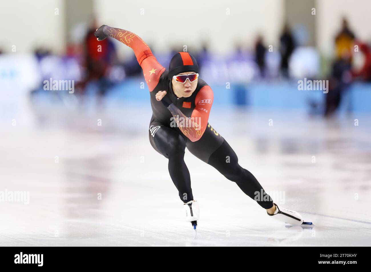 Du Haonan (CHN), le 12 NOVEMBRE 2023 - Patinage de vitesse : coupe du ...