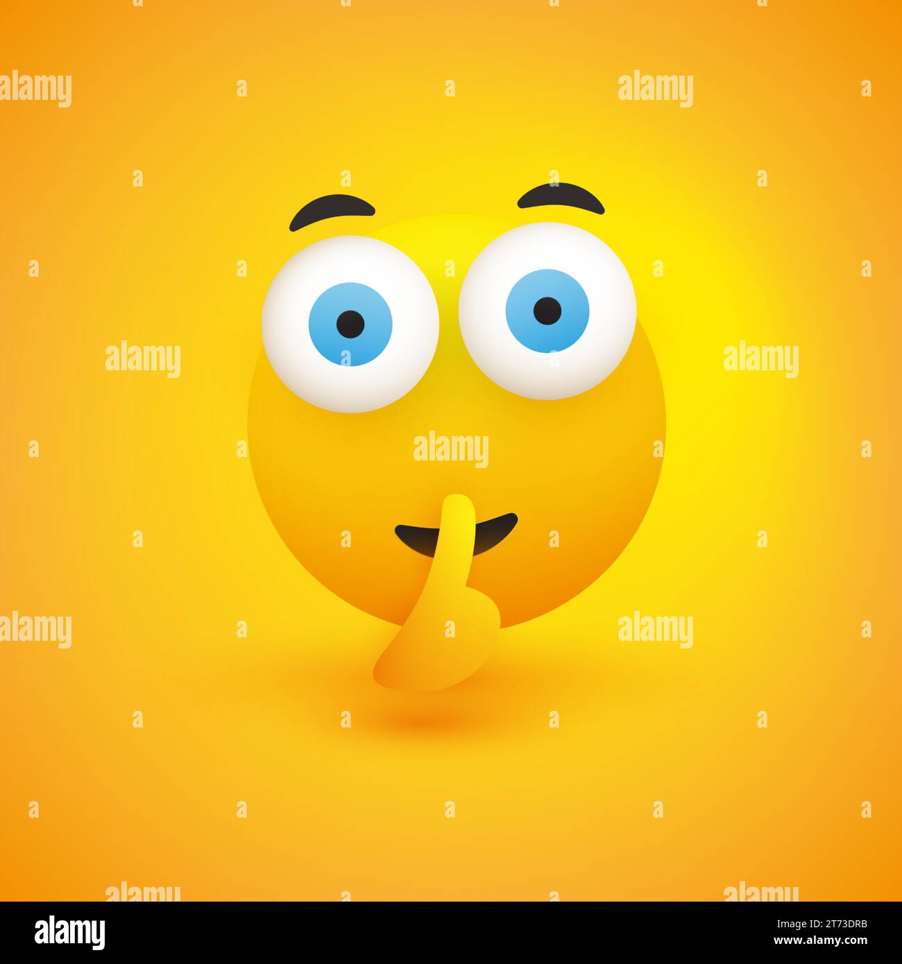 Child shushing cartoon Banque de photographies et d’images à haute ...