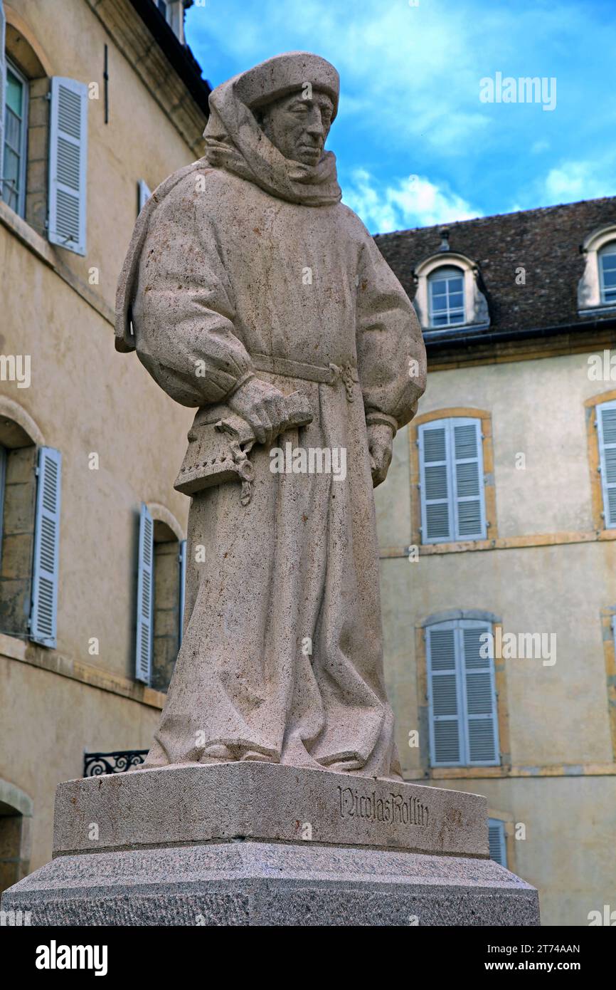 Statue nicolas rolin Banque de photographies et d’images à haute ...