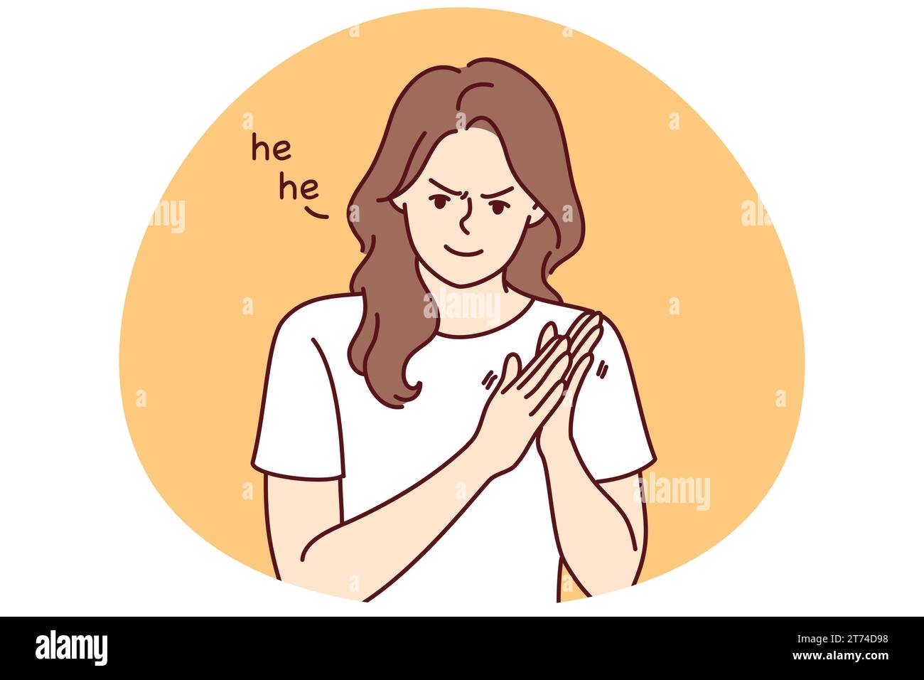 Jeune femme folle se sentant soupçonneuse de se venger. Une femme en ...