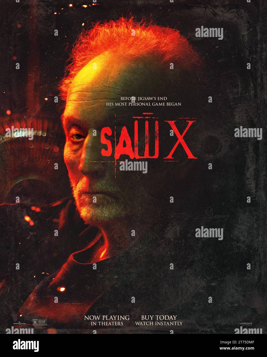 SAW X, (alias SAW 10), affiche américaine, Tobin Bell, 2023 ...