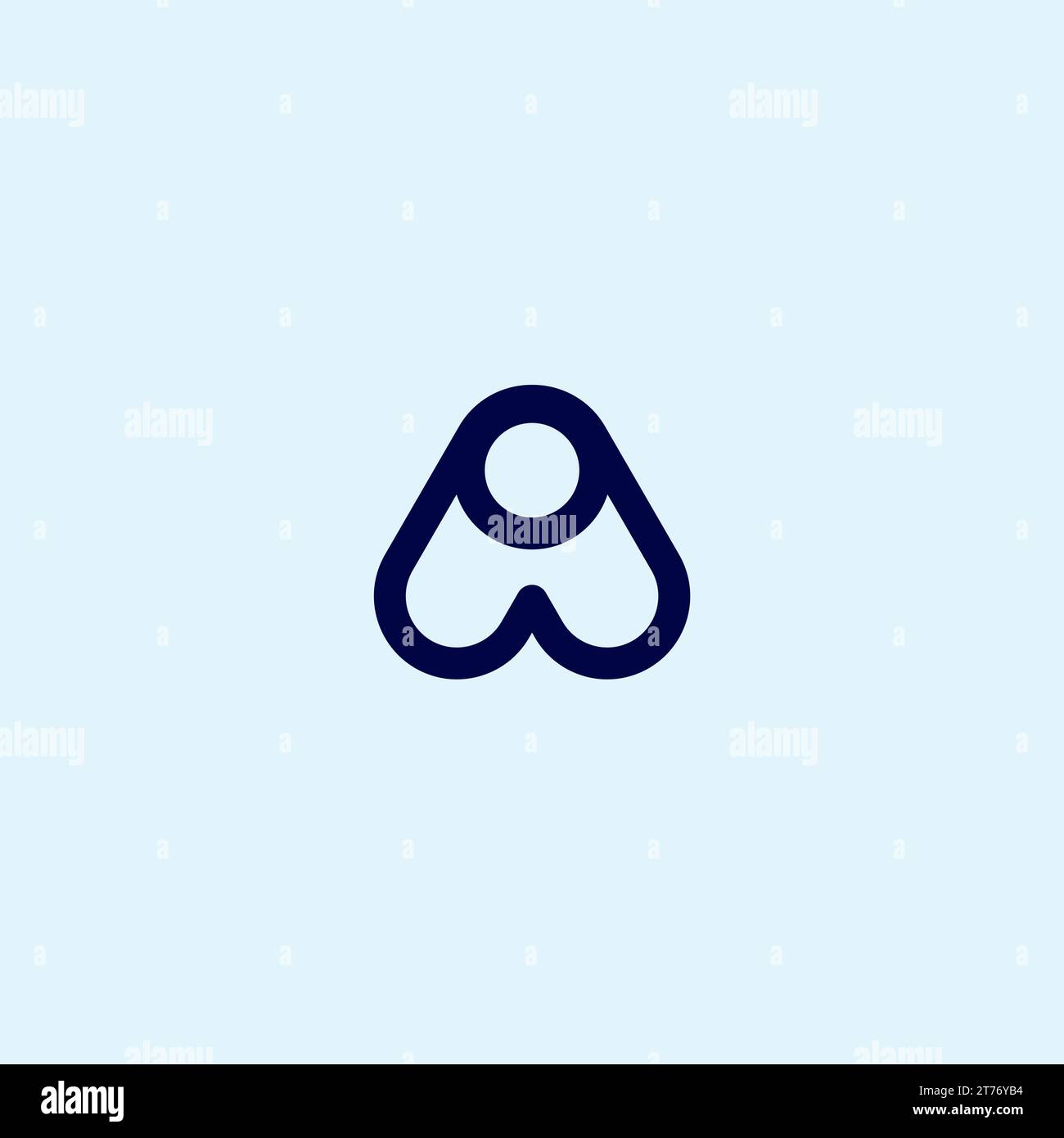 Logo simple computer Banque d'images vectorielles - Alamy