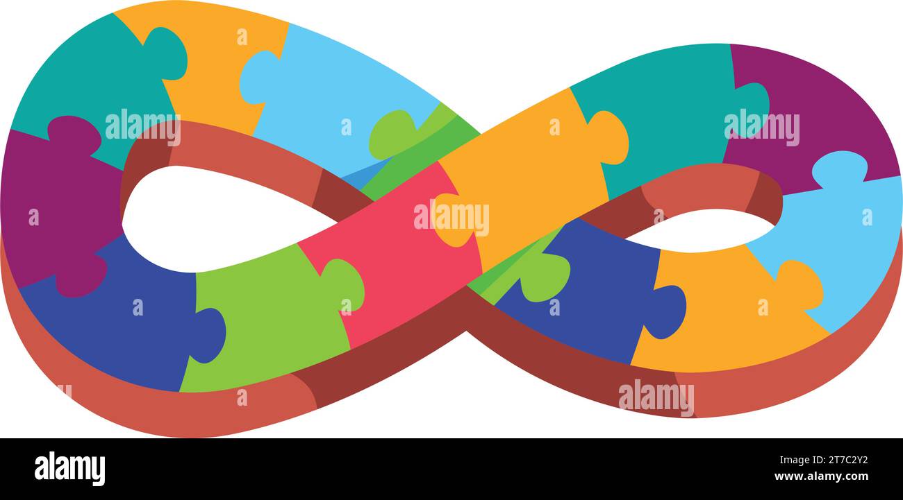 Sindrome autismo asperger Banque d'images vectorielles - Alamy