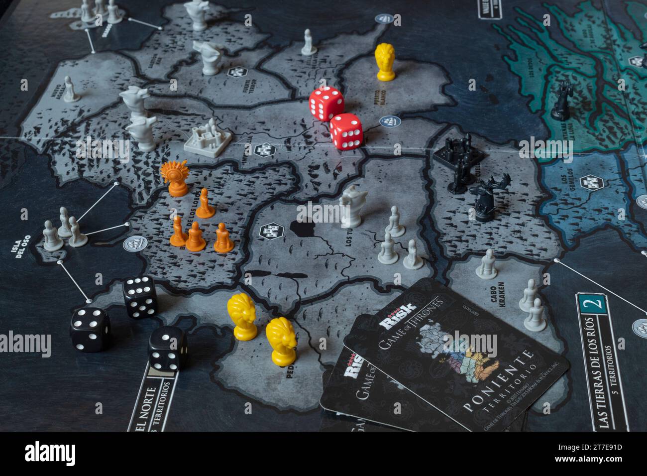Risk Game of Thrones Edition jeu de plateau de carte avec dés et petits ...