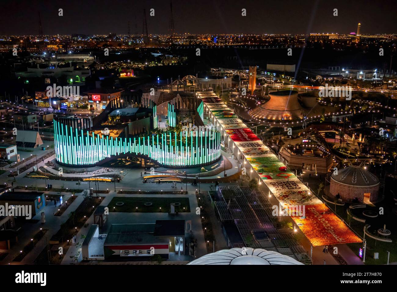Doha, Qatar - 11 novembre 2023 : l'exposition internationale horticole ...