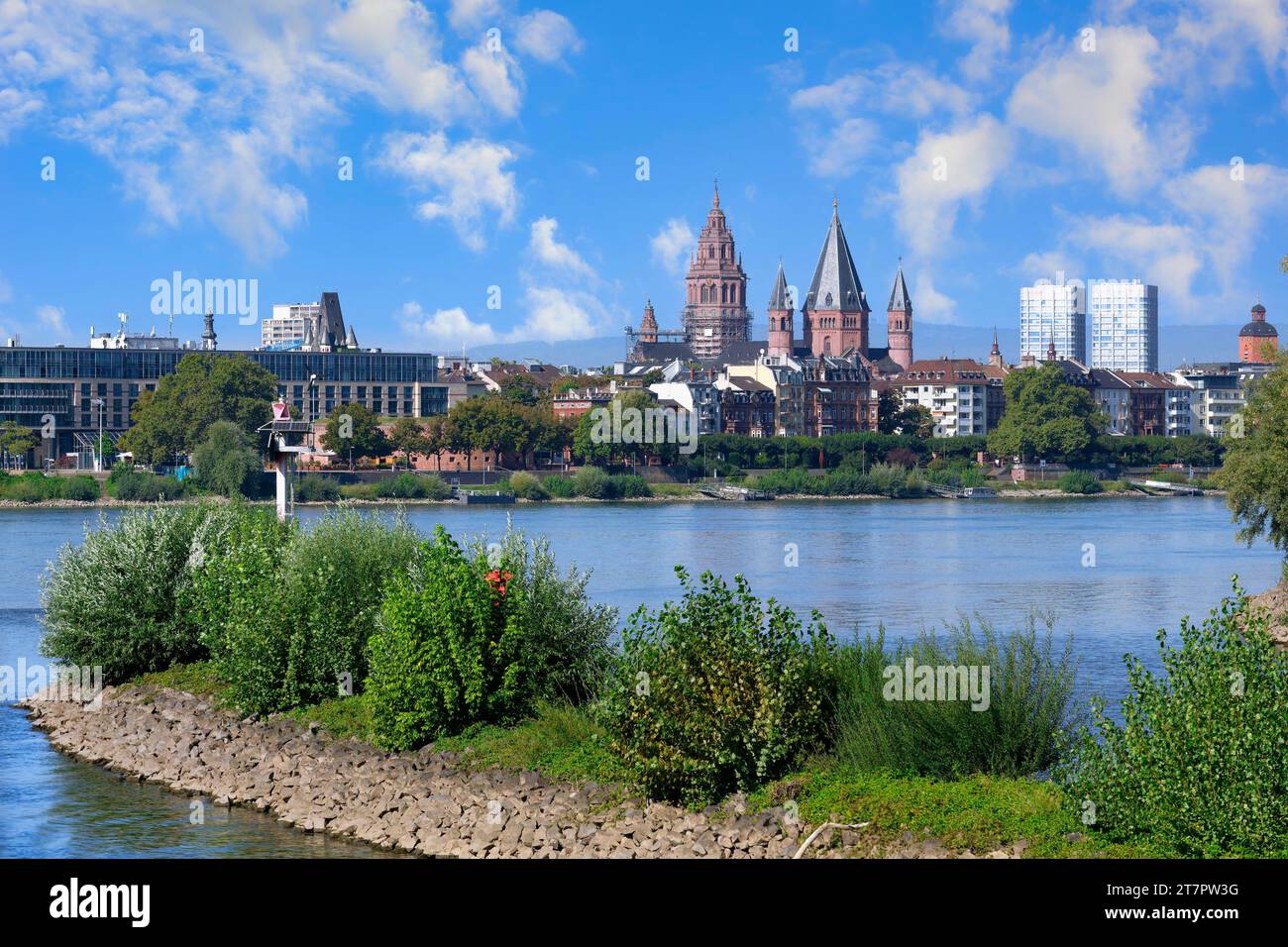 Vue de mayence sur le rhin Banque de photographies et d’images à haute ...