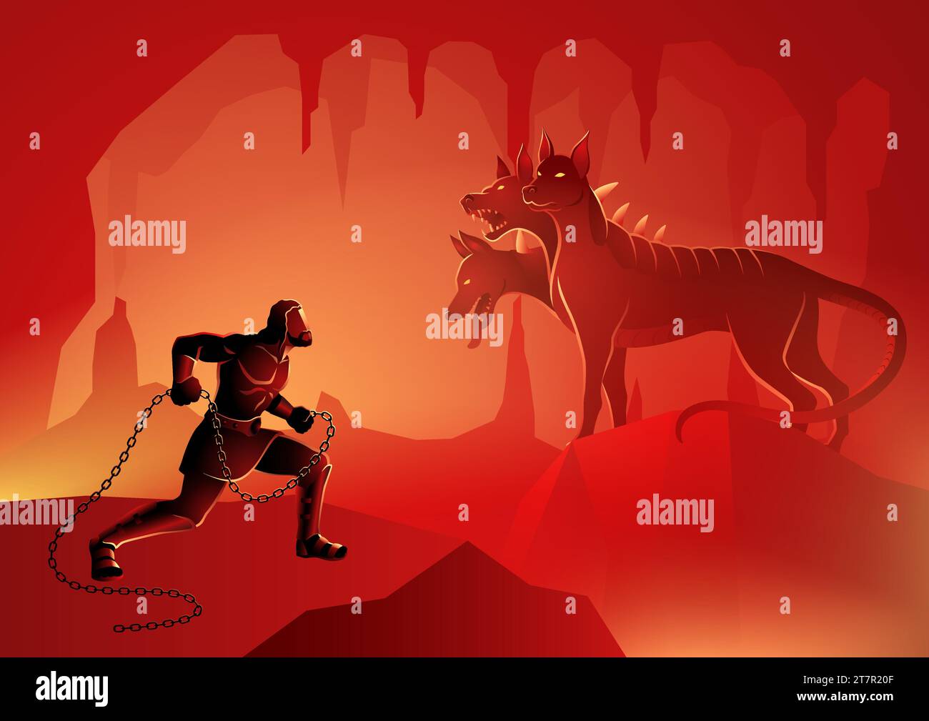 Cerbère mythologie Banque de photographies et d’images à haute ...