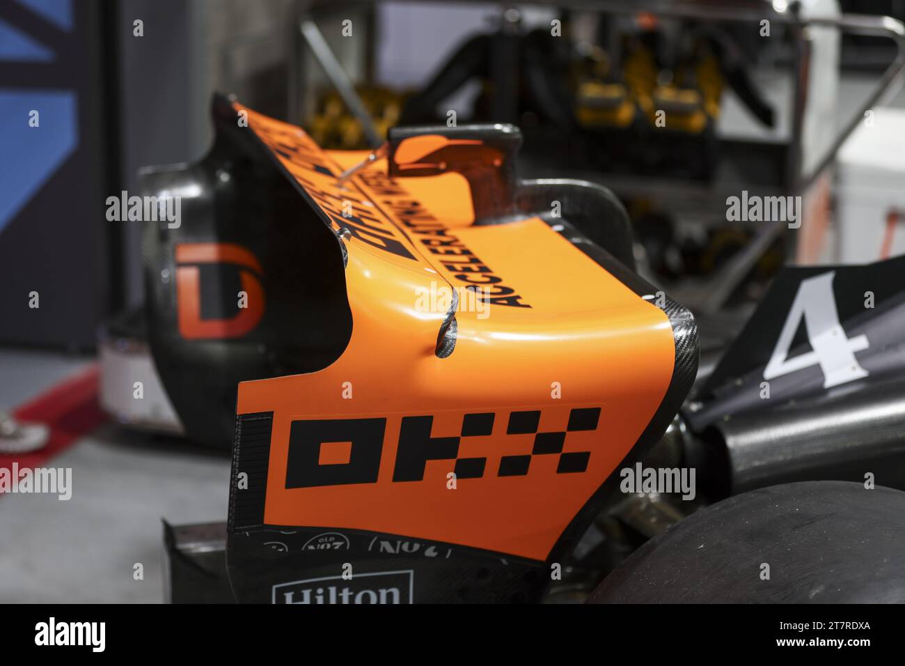 Aileron arrière, McLaren F1 Team MCL60 lors du Grand Prix Heineken ...