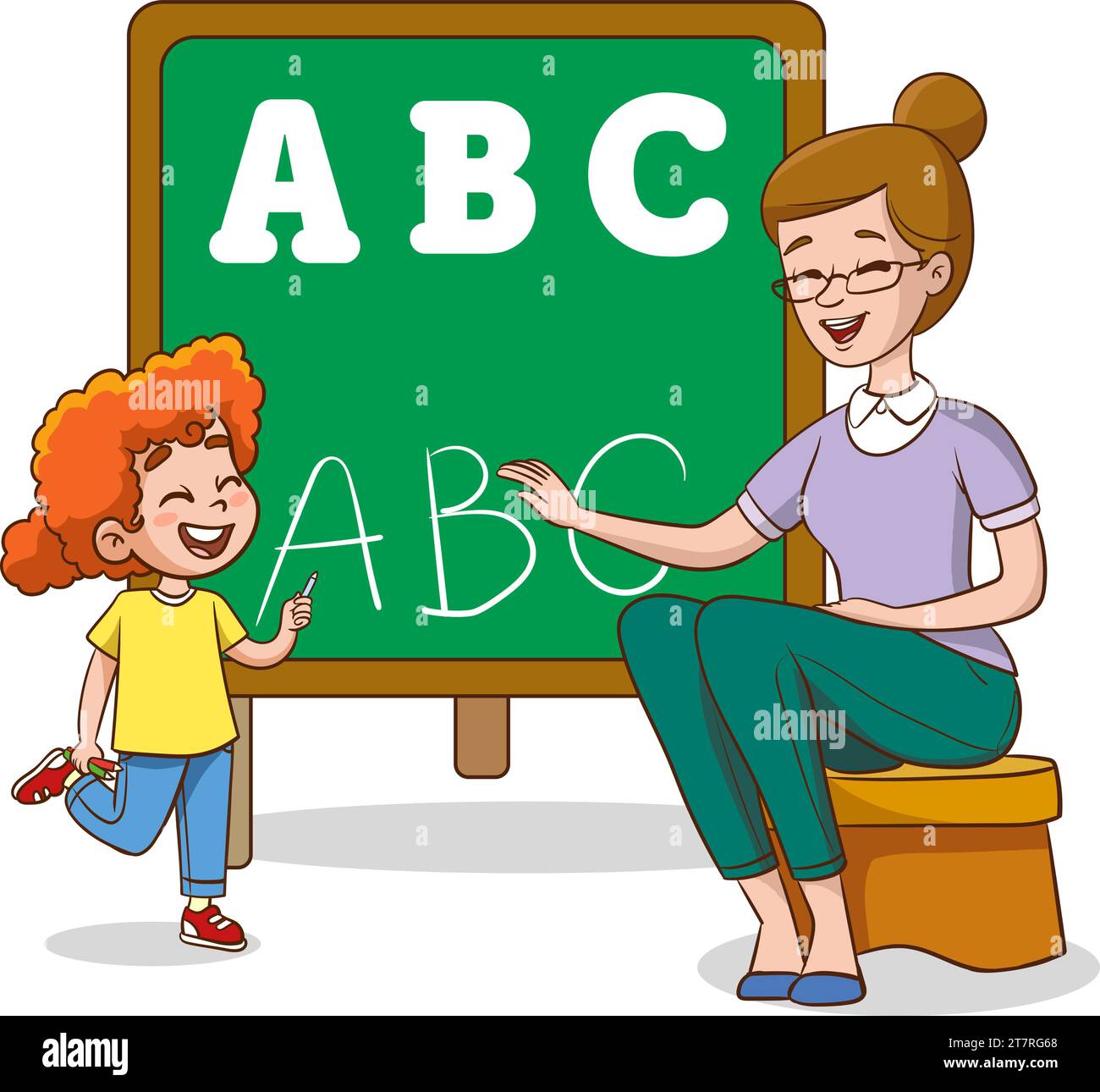 Educating vector vectors Banque de photographies et d’images à haute résolution - Alamy