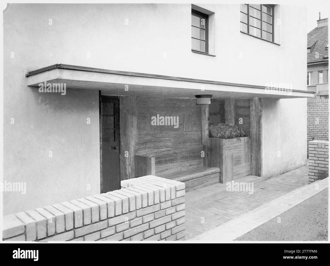 Prague stresovice Banque d'images noir et blanc - Alamy