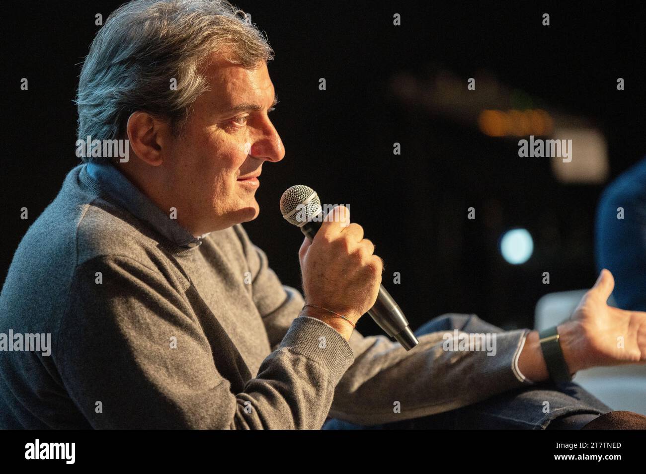 Cuneo, Italie. 17 novembre 2023. Mario Calabresi, écrivain, journaliste ...
